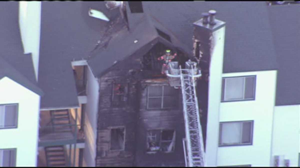 Images: Fire damages 3 floors of Independence apartment building