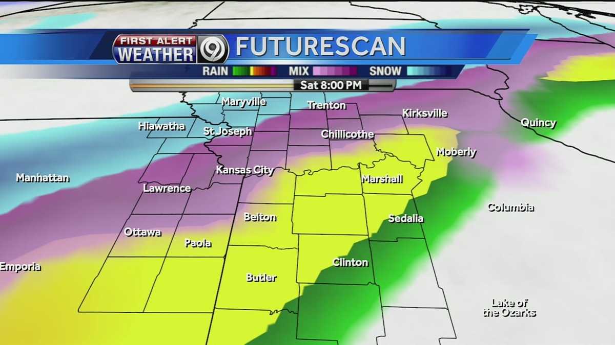 Saturday precipitation hour by hour