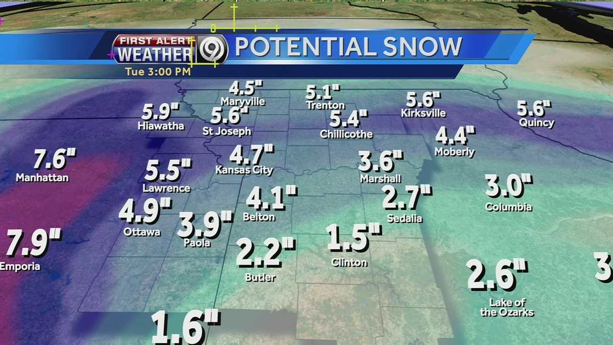 Hour-by-hour snowfall forecast: See how much snow you'll get
