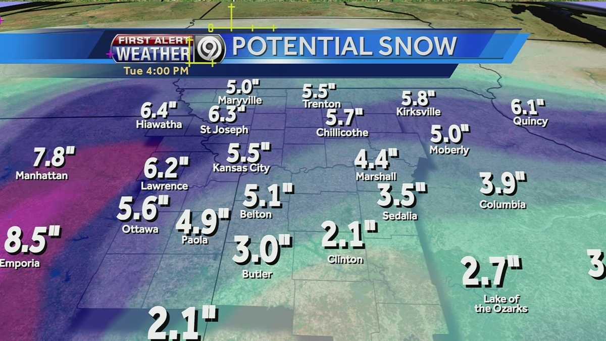 Hour-by-hour snowfall forecast: See how much snow you'll get