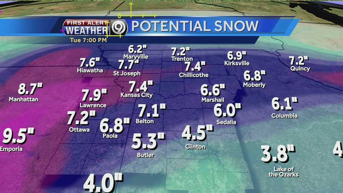 Hour-by-hour snowfall forecast: See how much snow you'll get