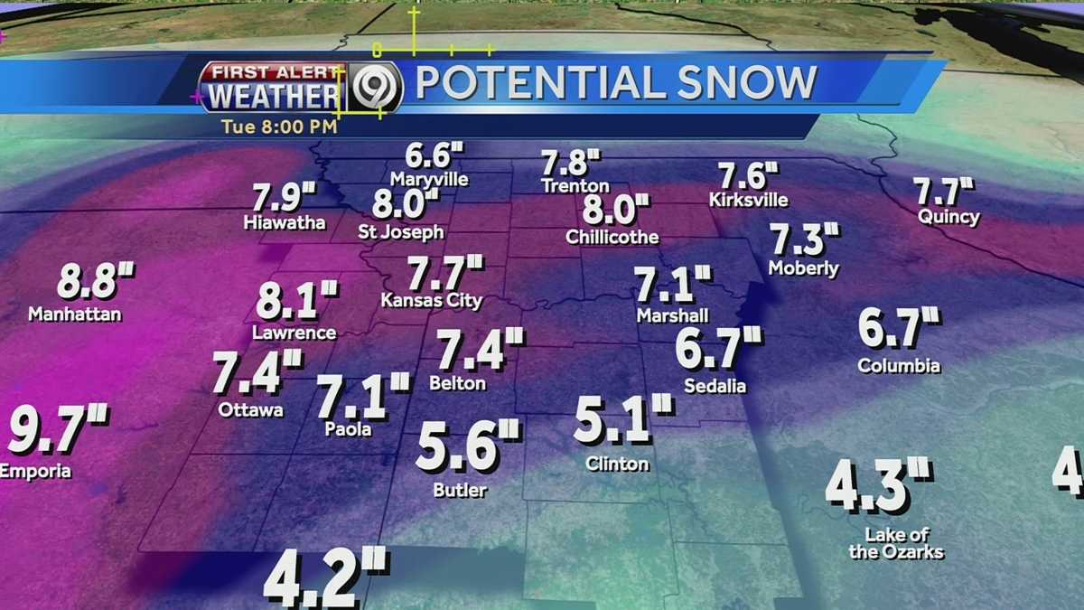 Hour-by-hour snowfall forecast: See how much snow you'll get