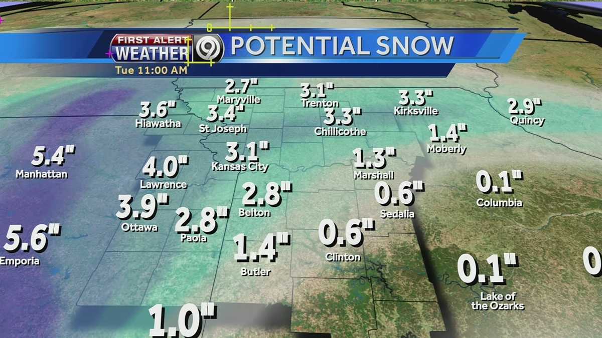 Hour-by-hour snowfall forecast: See how much snow you'll get