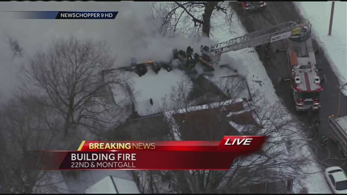 KC fire crews battle house fire on city's east side