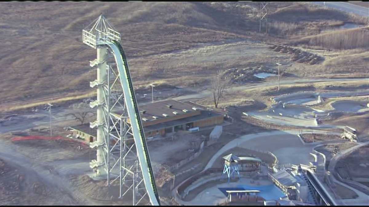 New images of world's largest water slide under construction