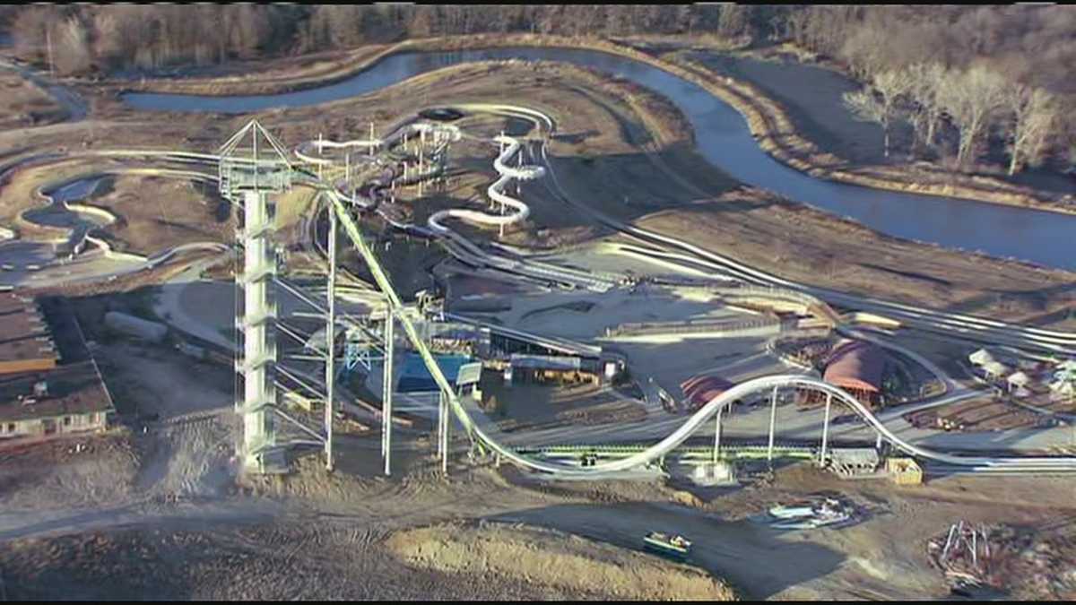 New images of world's largest water slide under construction