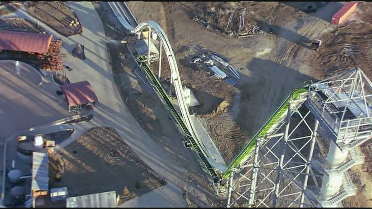 New images of world's largest water slide under construction