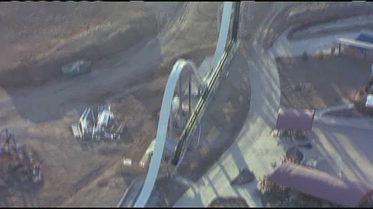 New images of world's largest water slide under construction