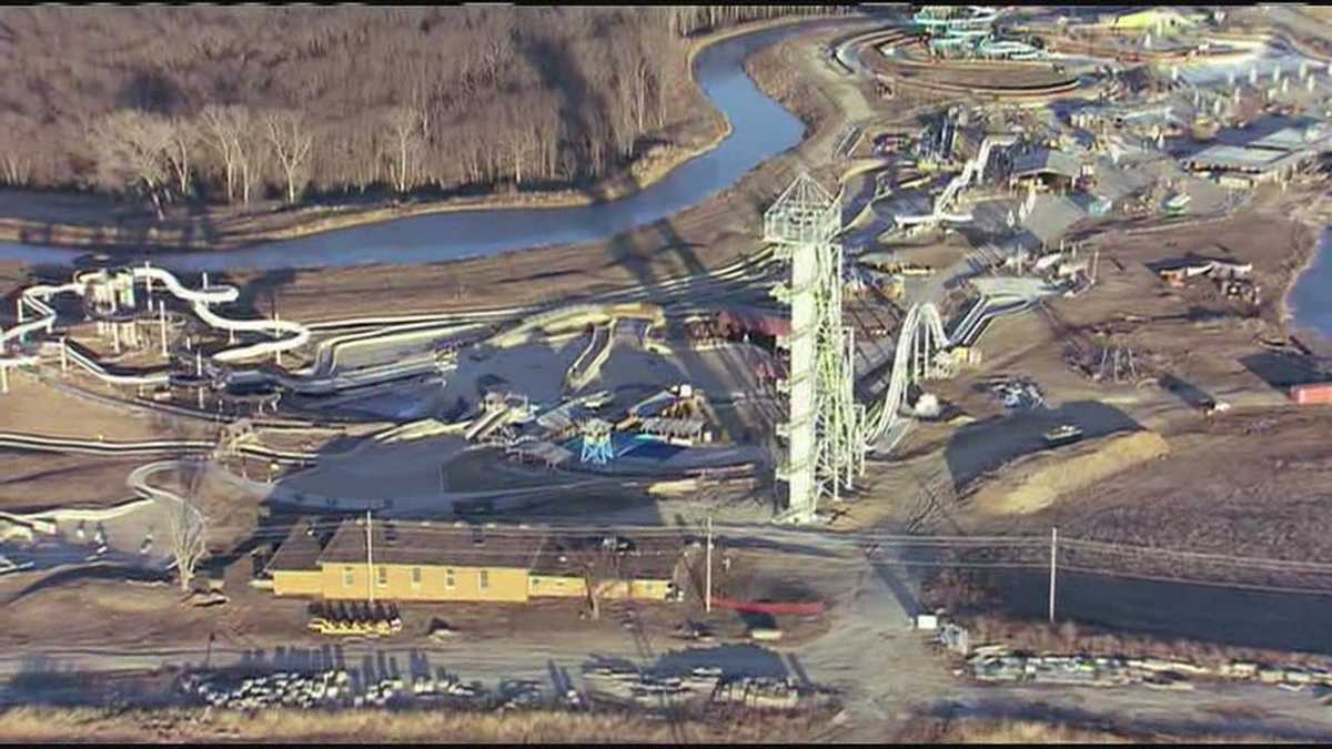 New images of world's largest water slide under construction