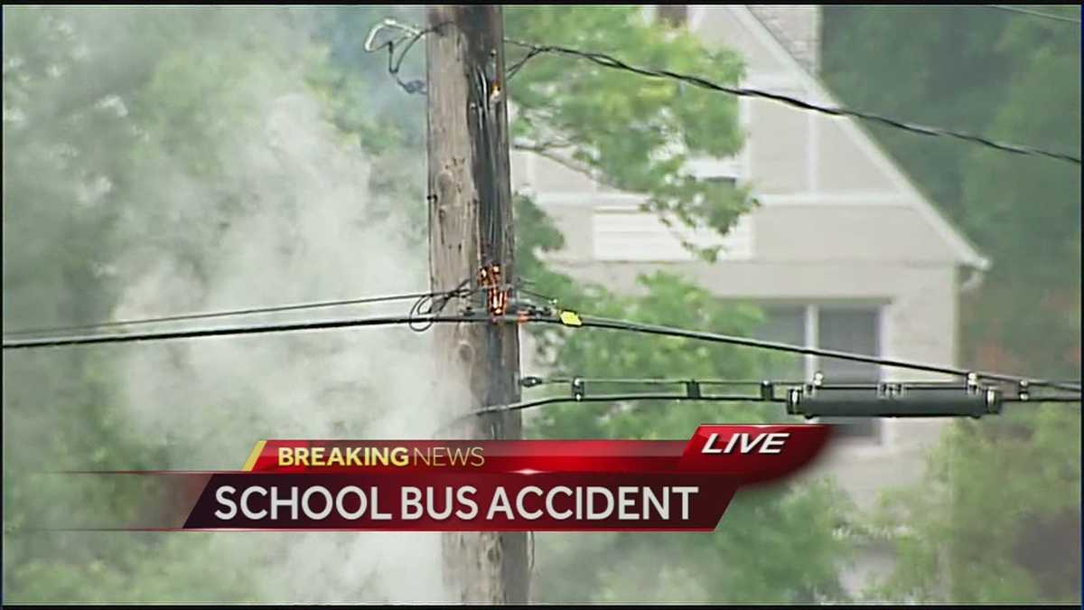 Images: School bus crash at Raytown Road and Blue Ridge Cutoff