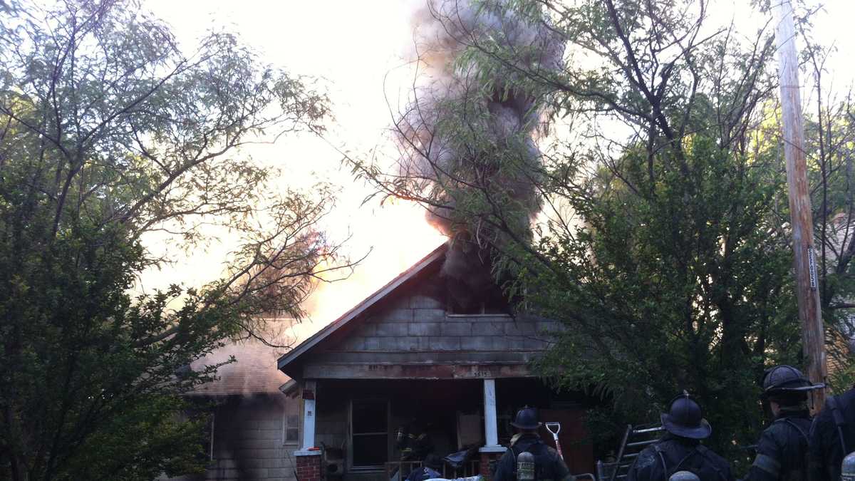 KC firefighters battle intense house fire on city's east side