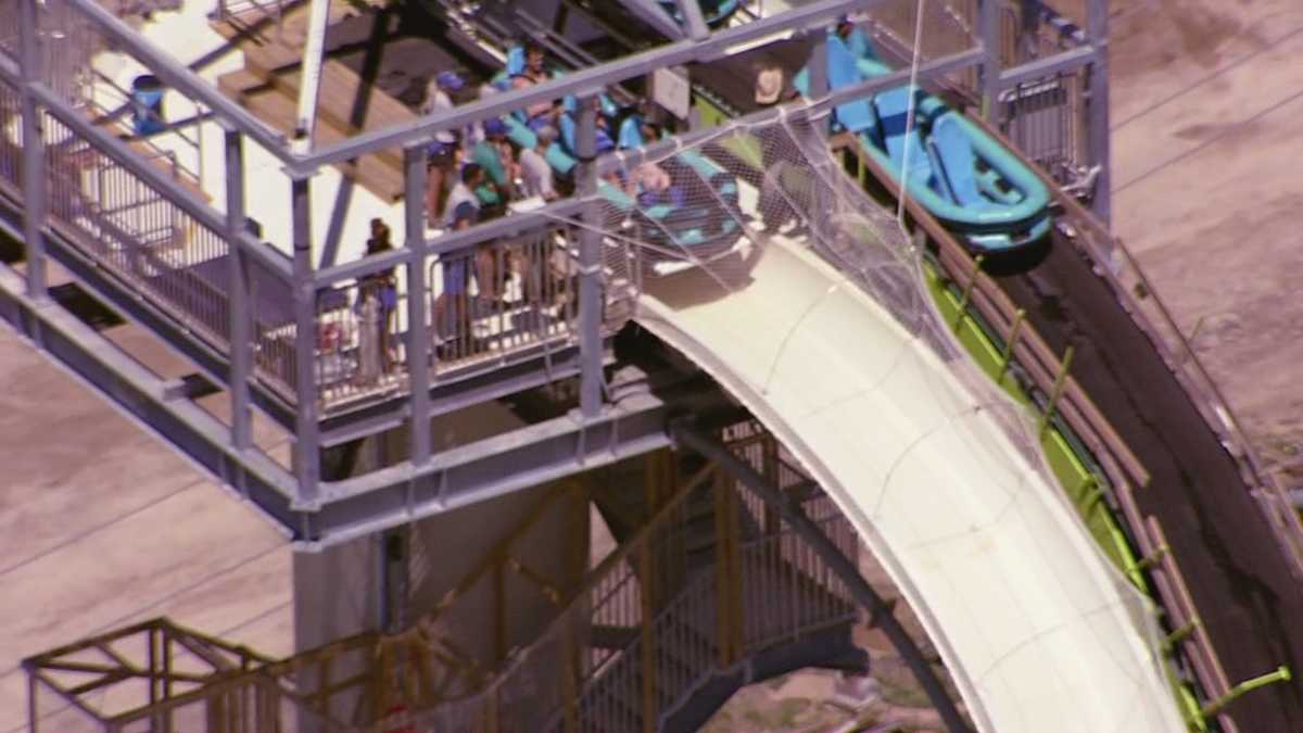 Images: See the world's tallest water slide in action