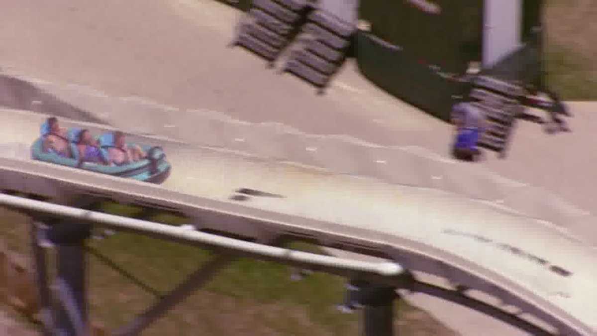 Images: See the world's tallest water slide in action