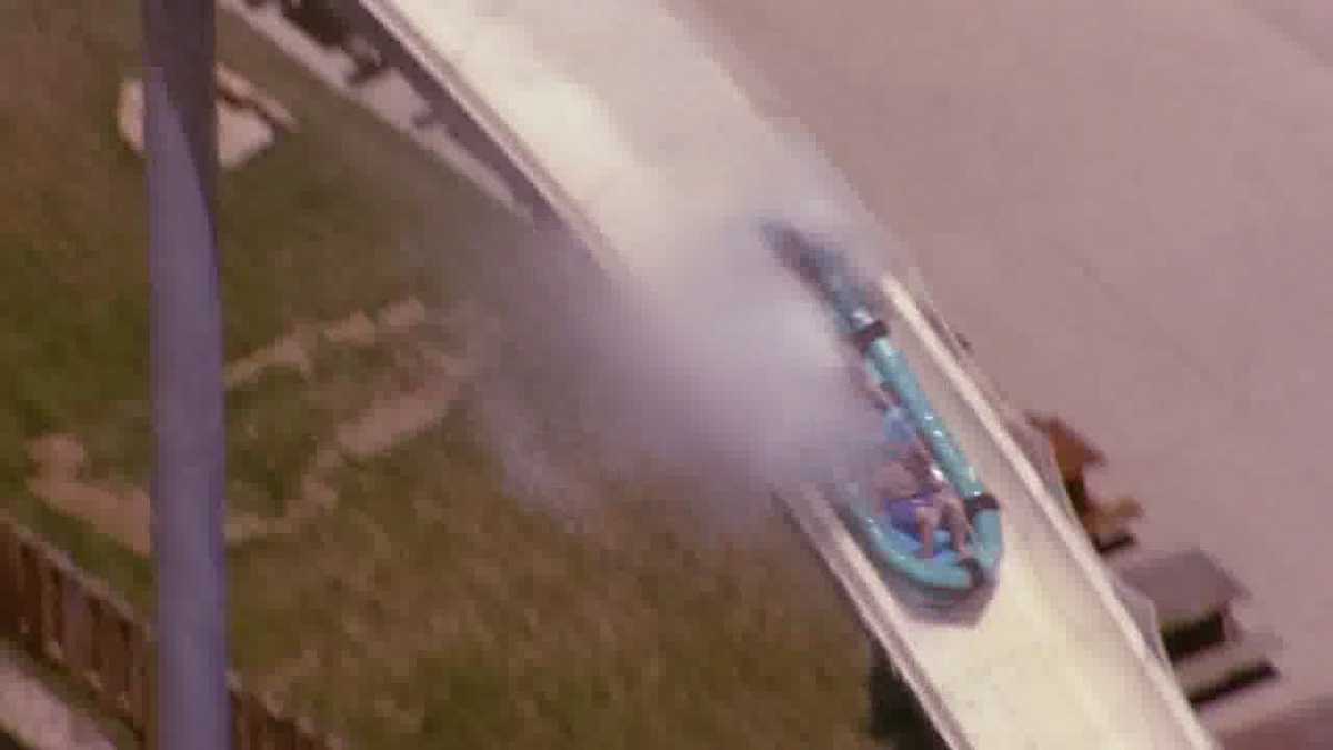 Images: See the world's tallest water slide in action