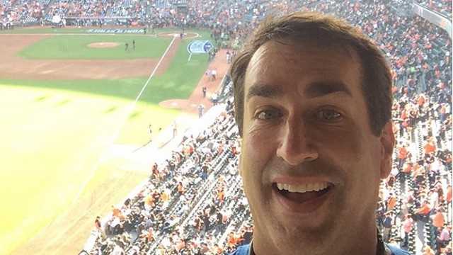 KC's Rob Riggle shows his Royal blue in San Francisco