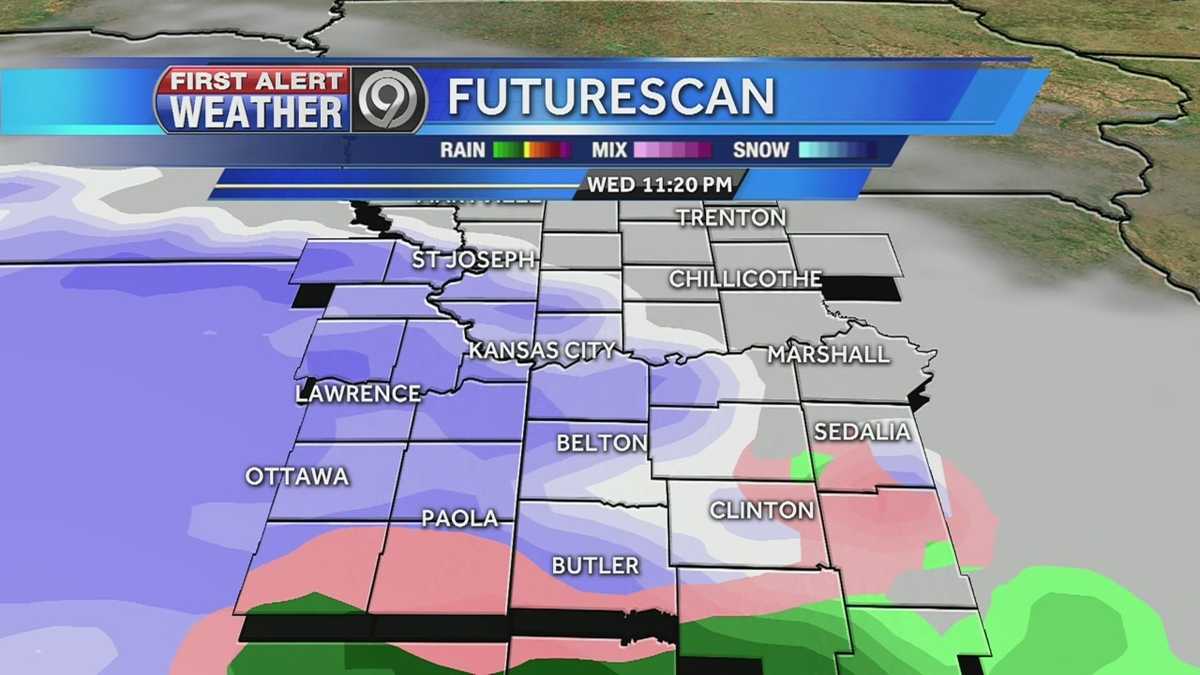 See timeline for snowfall tonight, Thursday