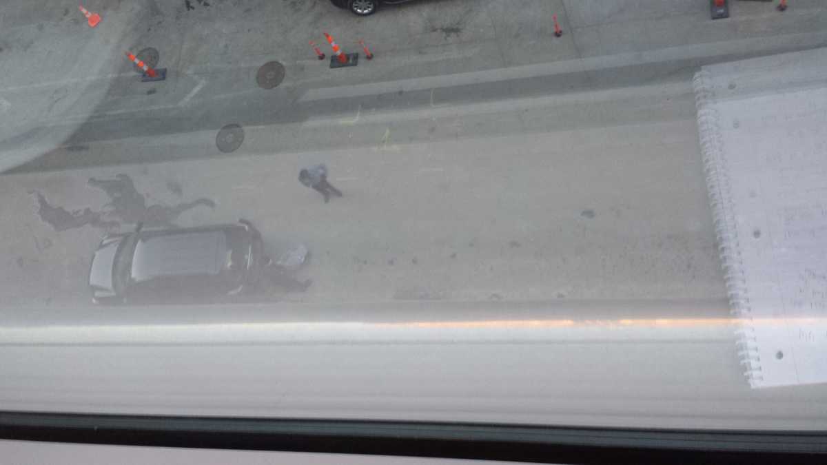 Images: Police shoot bank robbery suspect