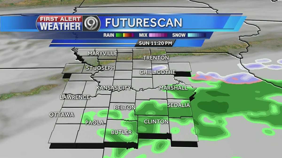 Freezing drizzle possible as weekend winds down