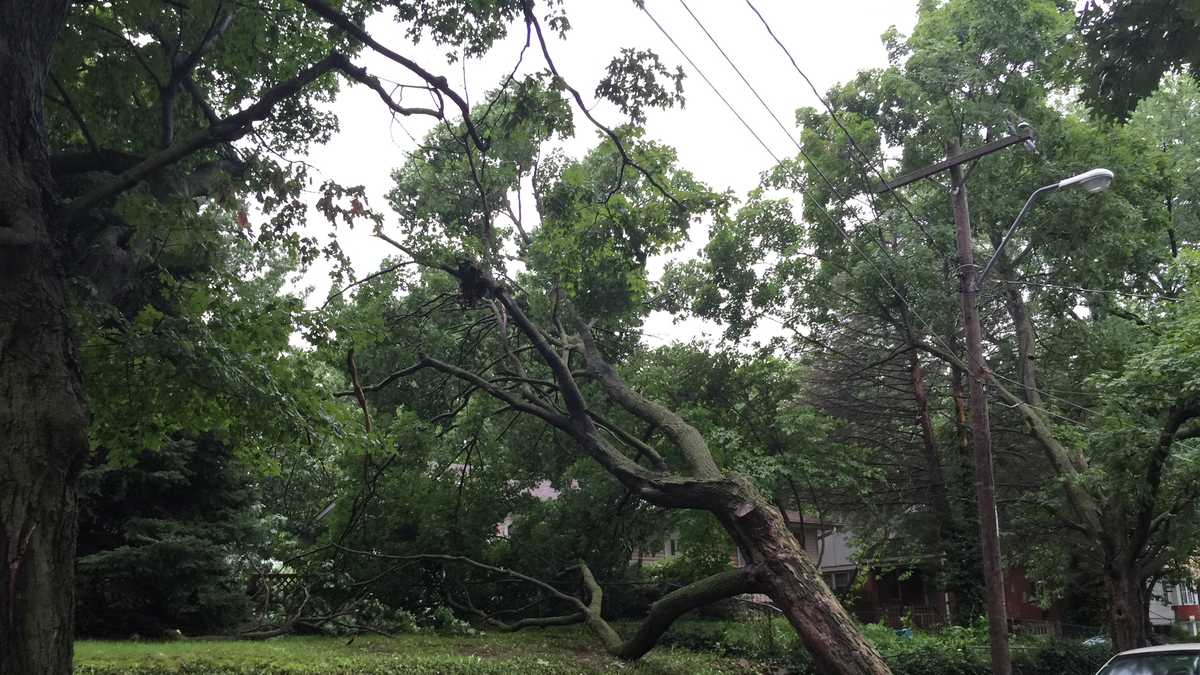 60-80 mph winds reported with storms early Friday morning