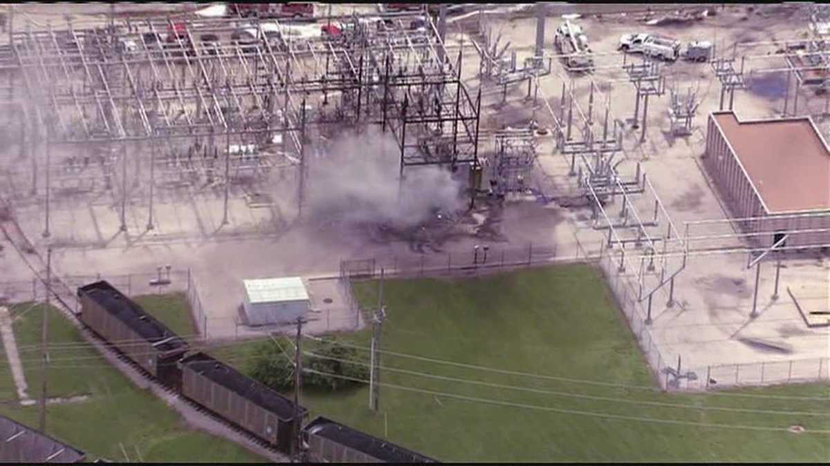 Large transformer explodes near Quindaro power station