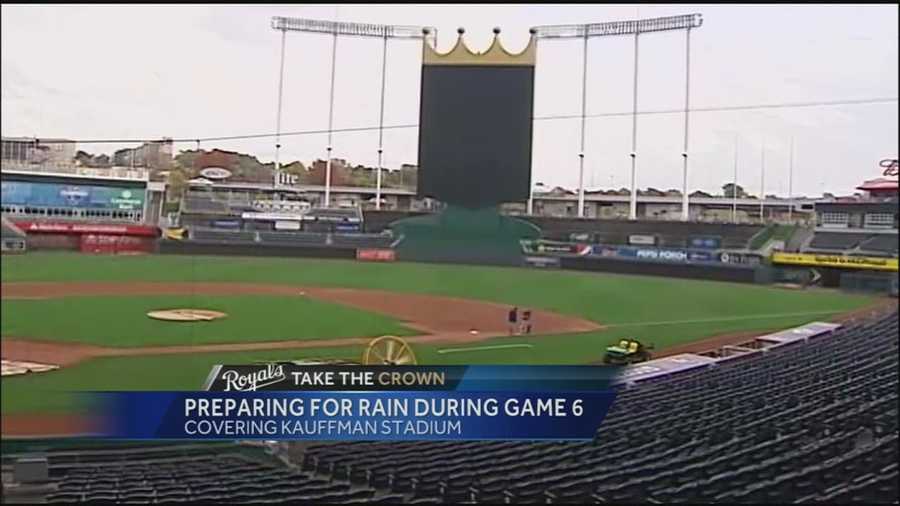 Crews work to get Kauffman Stadium ready for ALCS Game 6