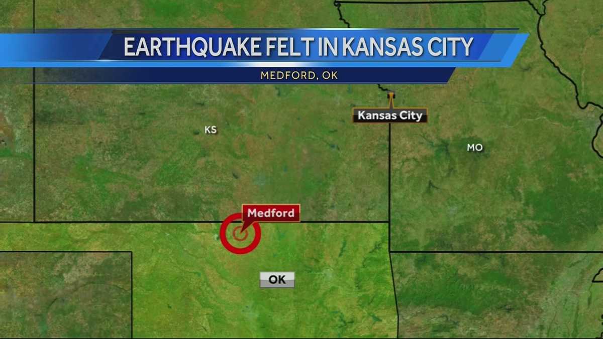 Earthquake reported in Oklahoma, felt briefly in Kansas City area
