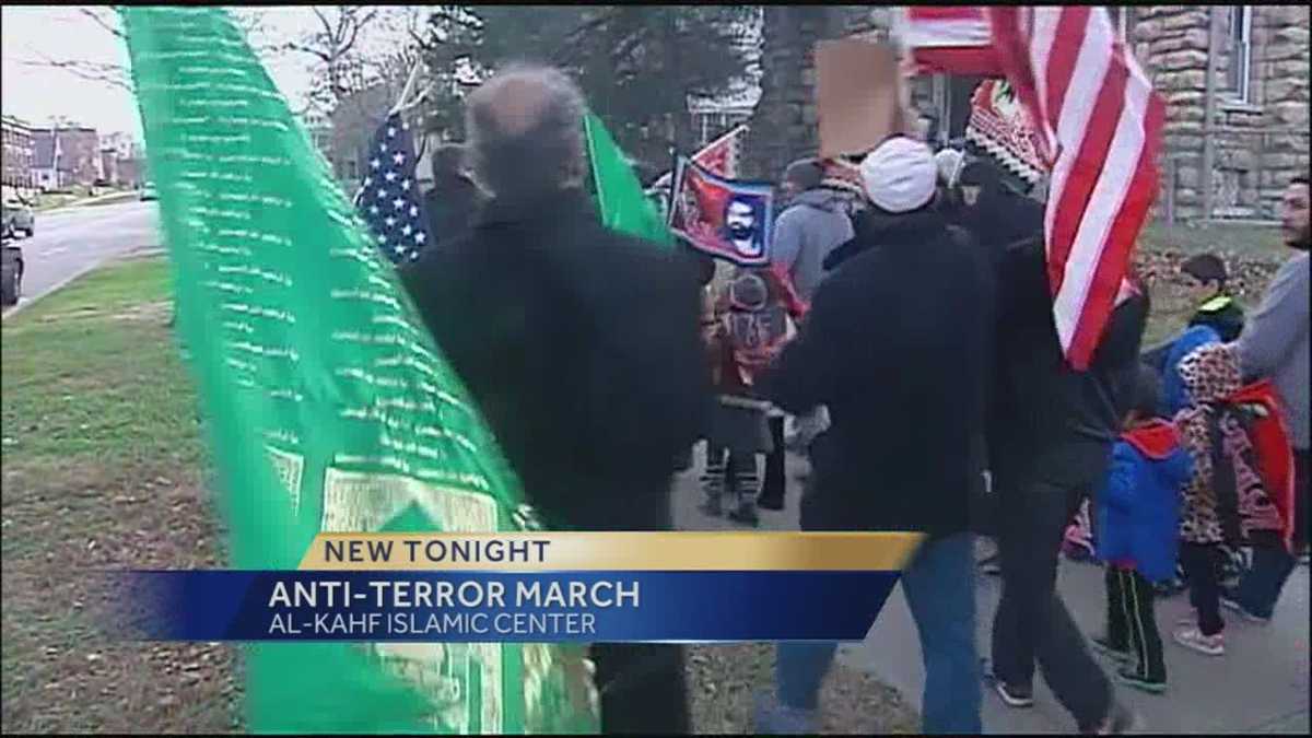 Muslims march against terrorism in Kansas City