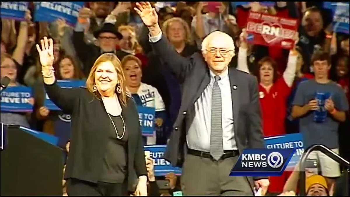 Sen. Bernie Sanders speaks to enthusiastic crowd in KC