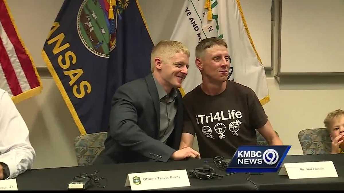 Man thanks police officer who saved father at OP health club