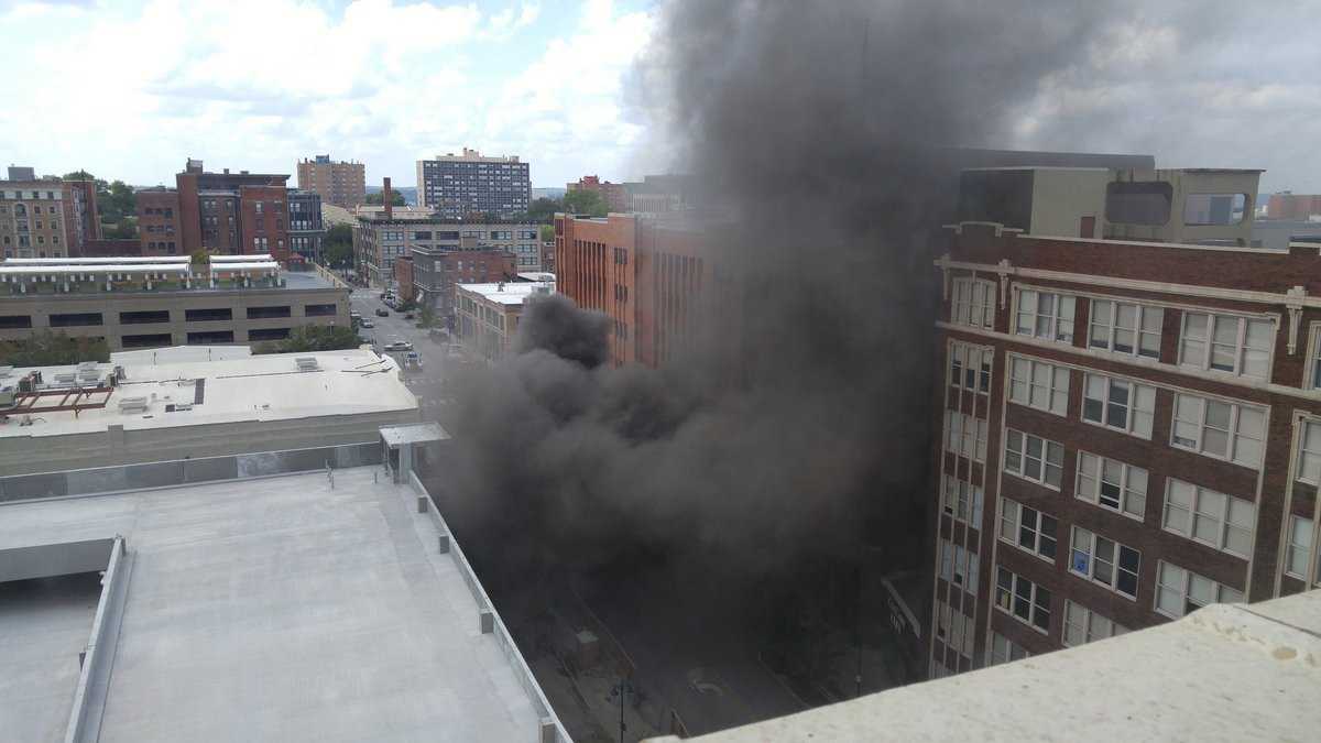KC firefighters battle underground electrical fire