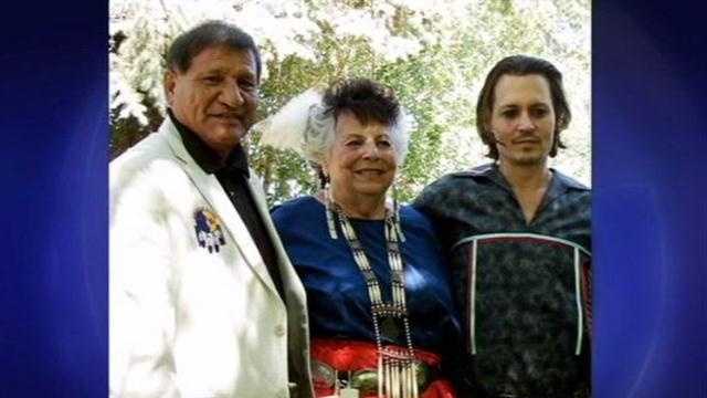 Johnny Depp made an honorary Comanche