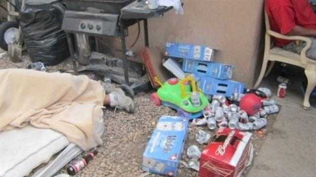 Kids living in filthy, dangerous conditions