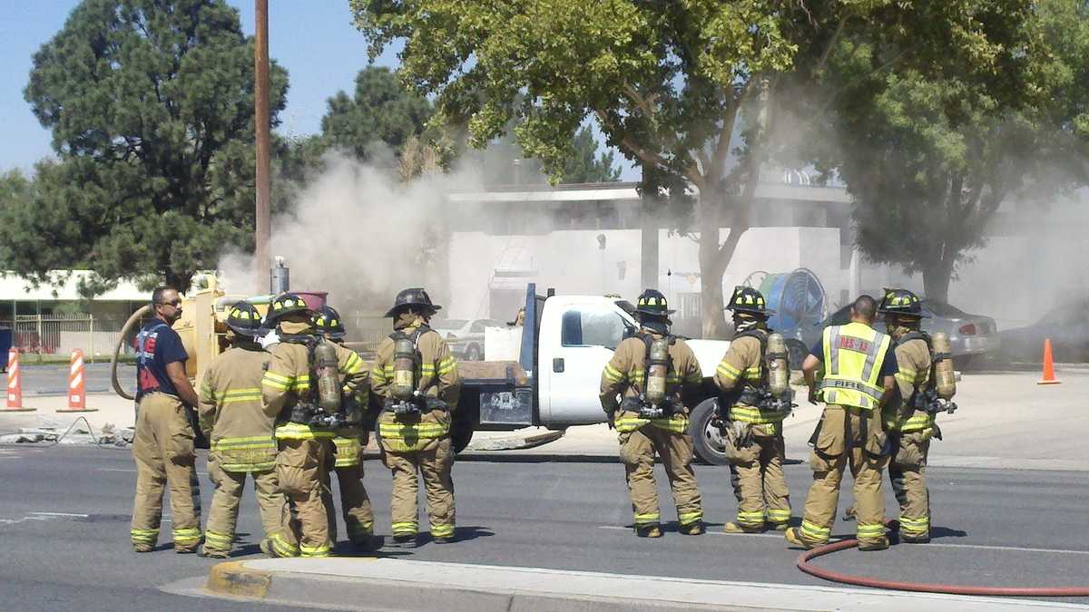 See photos of the gas line break
