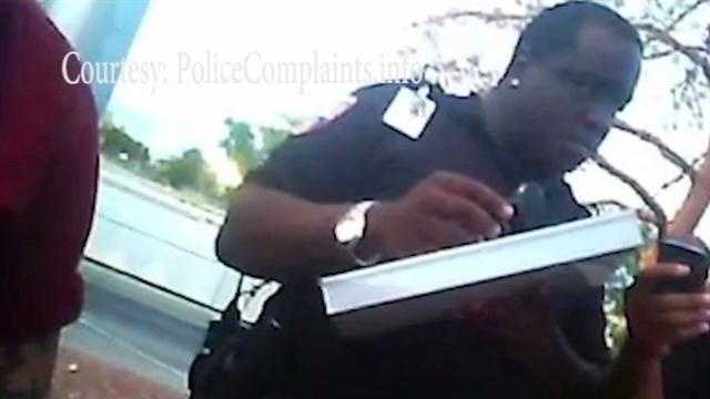 Video shows confrontation between security guard, man