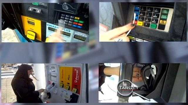 Photos: Gas pumps teeming with germs