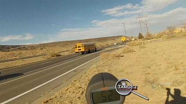 Target 7 clocks speeding school buses