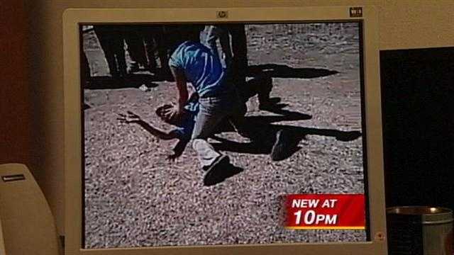 Middle school fight caught on camera