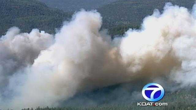 Photos: Thompson fire burns near Jemez Springs