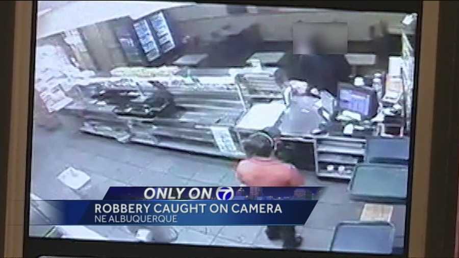 Sandwich shop robbery caught on camera