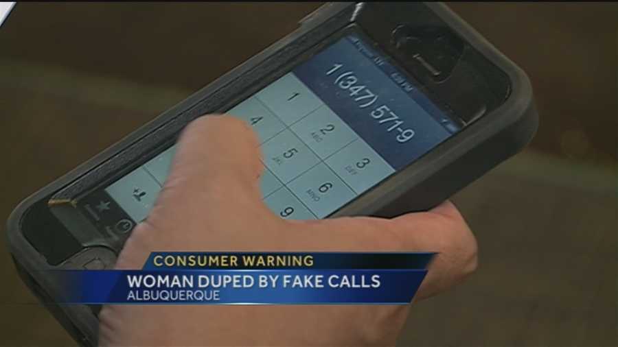 Woman duped by fake police phone calls