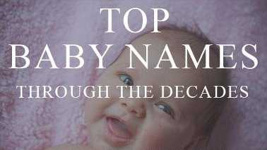 Top Baby Names through the Decades