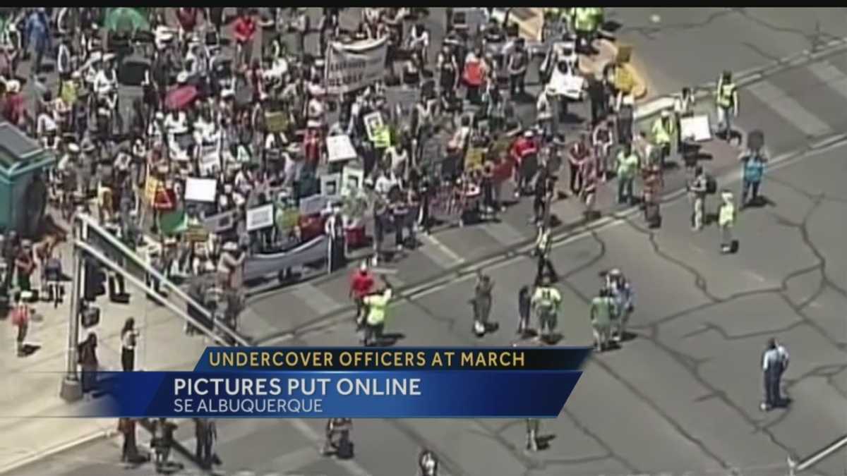 Protesters post photos of undercover cops online