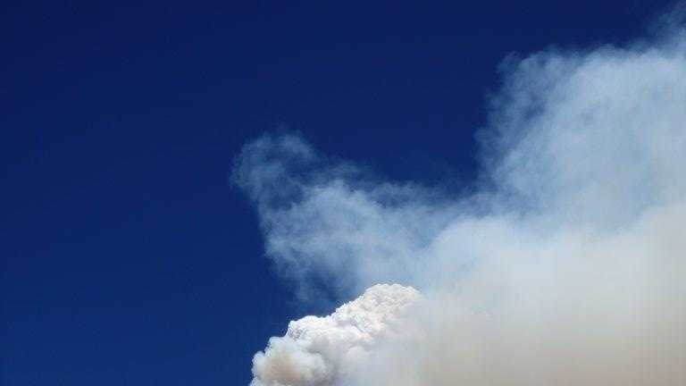 Photos: Pino Fire burning in Santa Fe National Forest