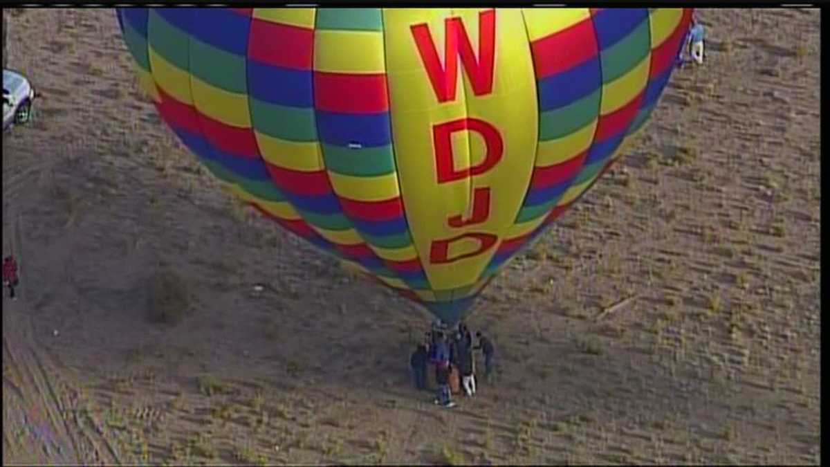 Balloons aloft above ABQ for Fiesta Tuesday