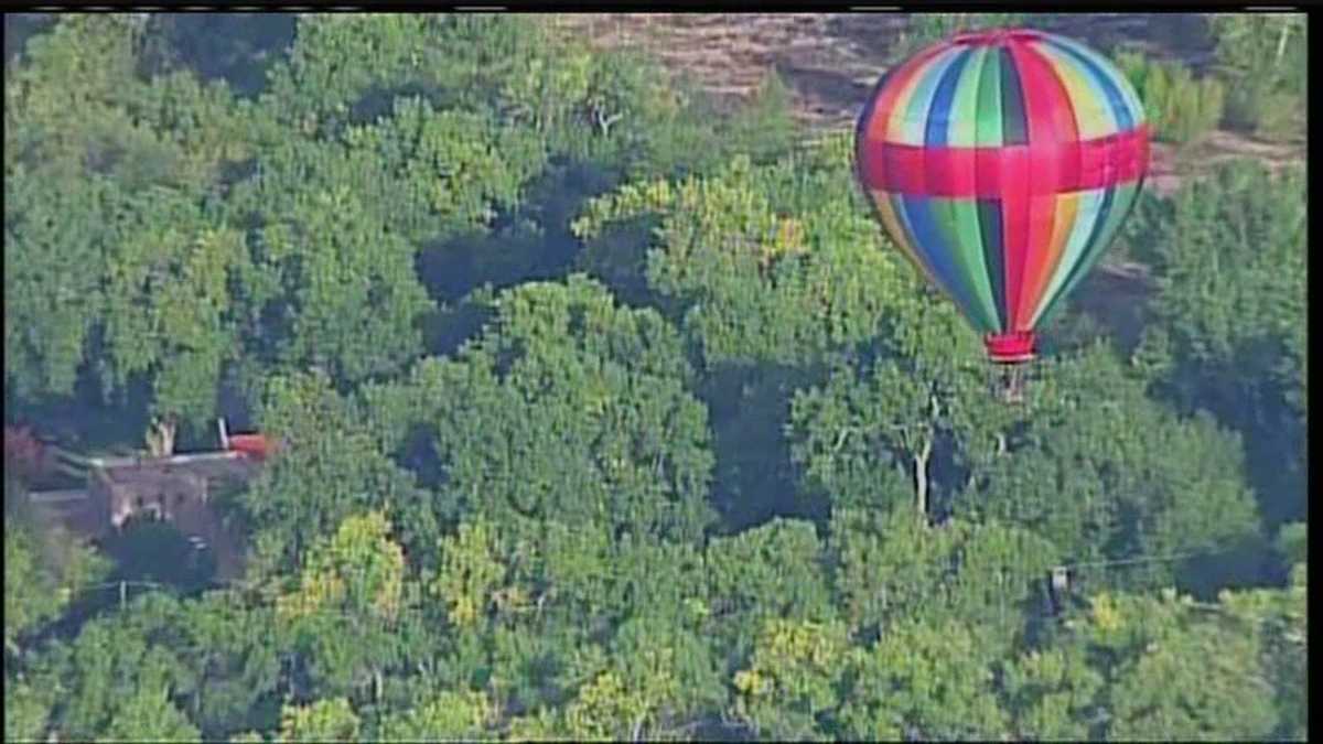 Balloons aloft above ABQ for Fiesta Tuesday