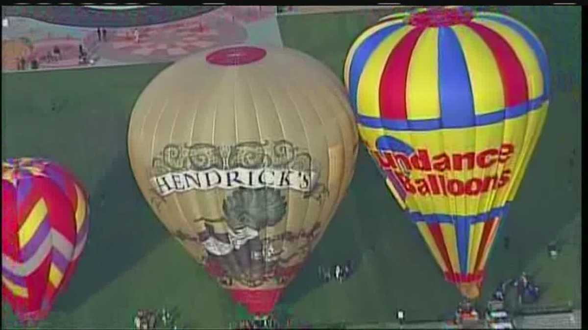 Balloons aloft above ABQ for Fiesta Tuesday