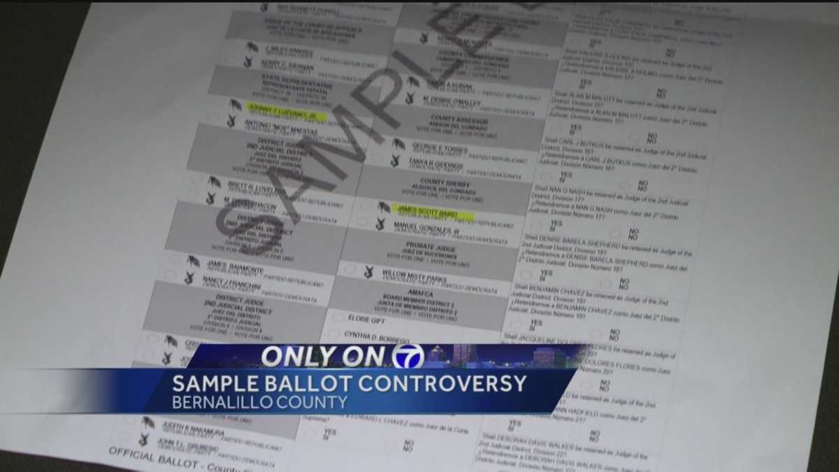 ABQ church gives parishioners highlighted sample ballots