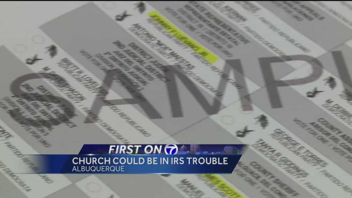 Marked sample ballot could mean IRS scrutiny for church