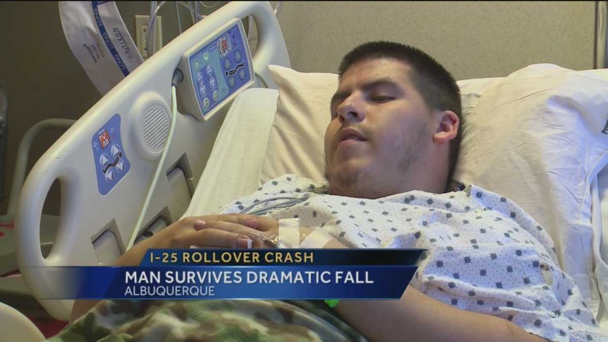 Man thrown from car talks about his experience
