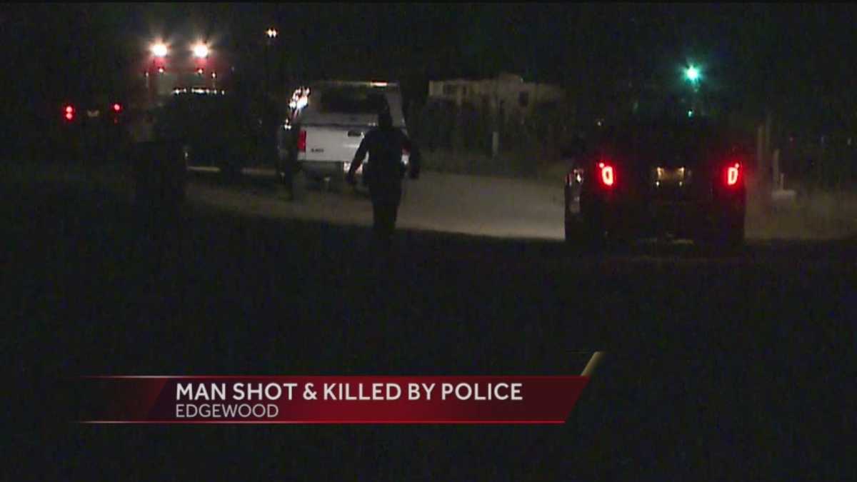 Officer shoots, kills armed man in Edgewood, police say